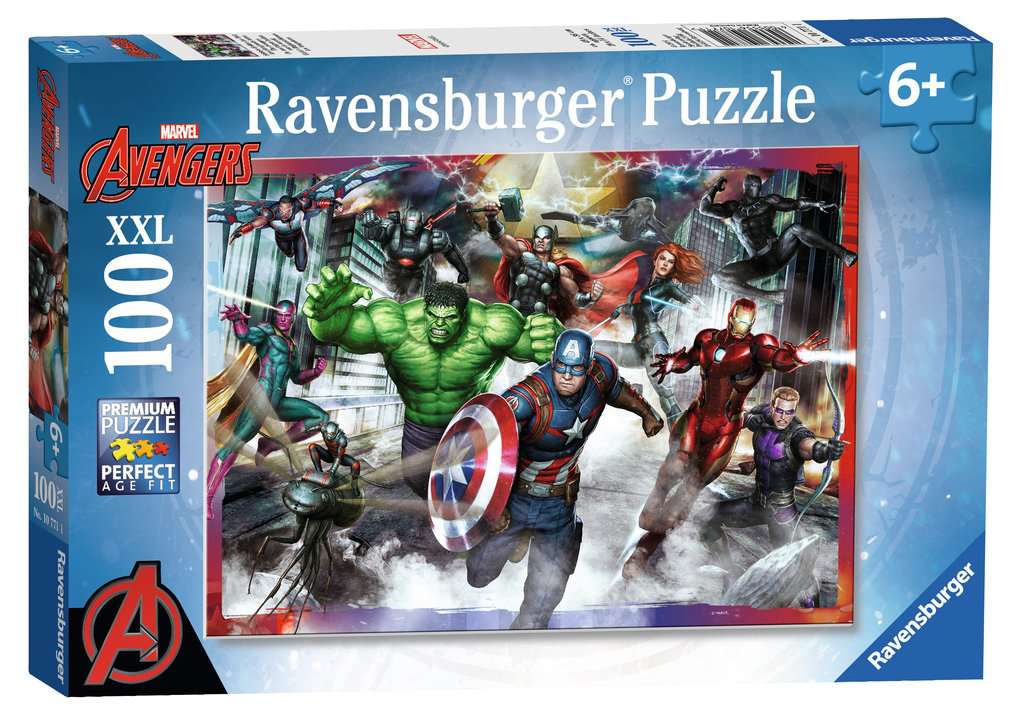 Avengers: Rompecabezas 100 Piezas Disney Ravensburger – Ficha y Dado RC