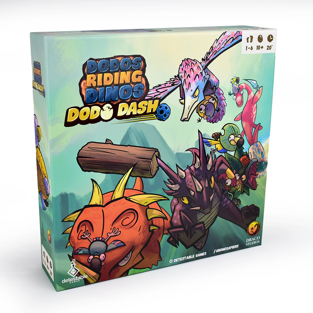 Dodos Riding Dinos: Dodo Dash, Juego de Mesa Draco Studios – Ficha y ...