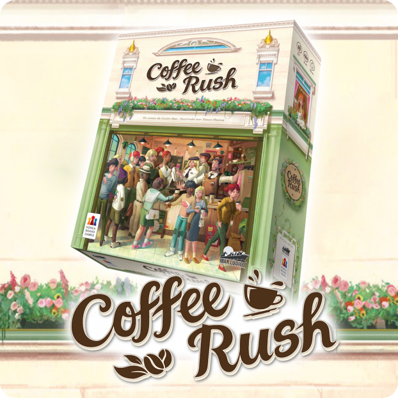 Coffee Rush Español, Juego de Mesa Korea Board Games – RompecabezasRC